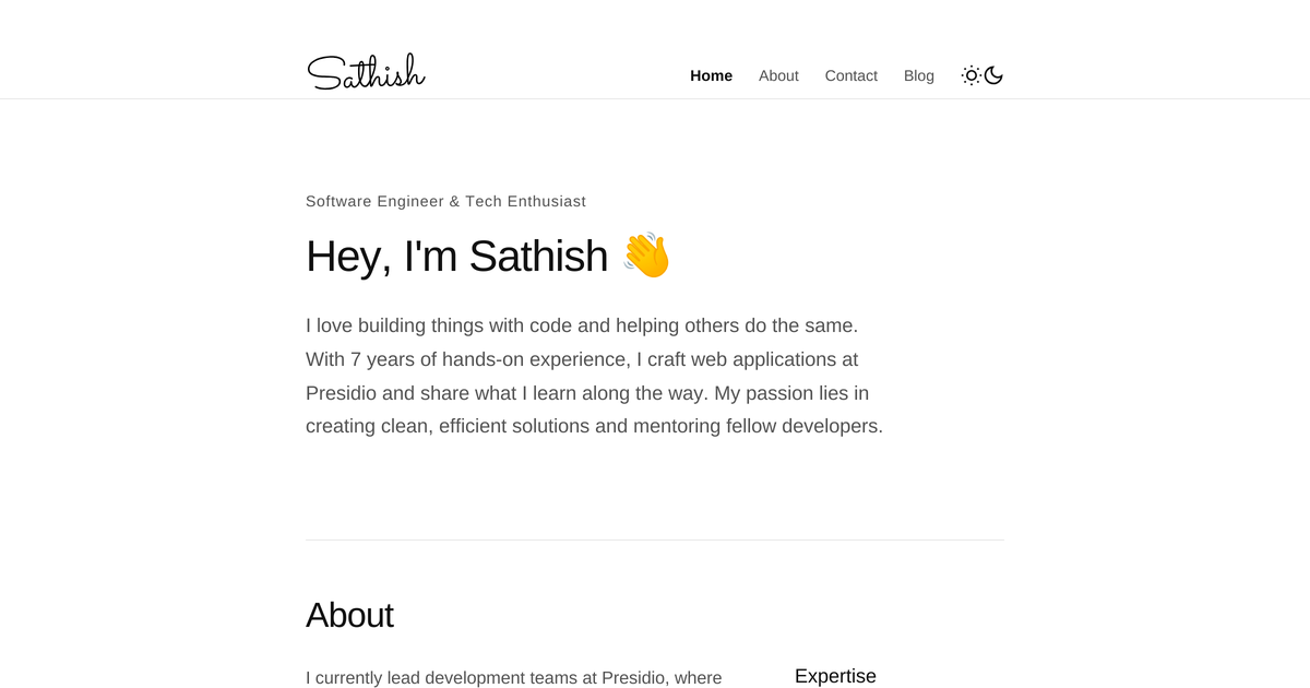 Sathish Kumar Saravanan