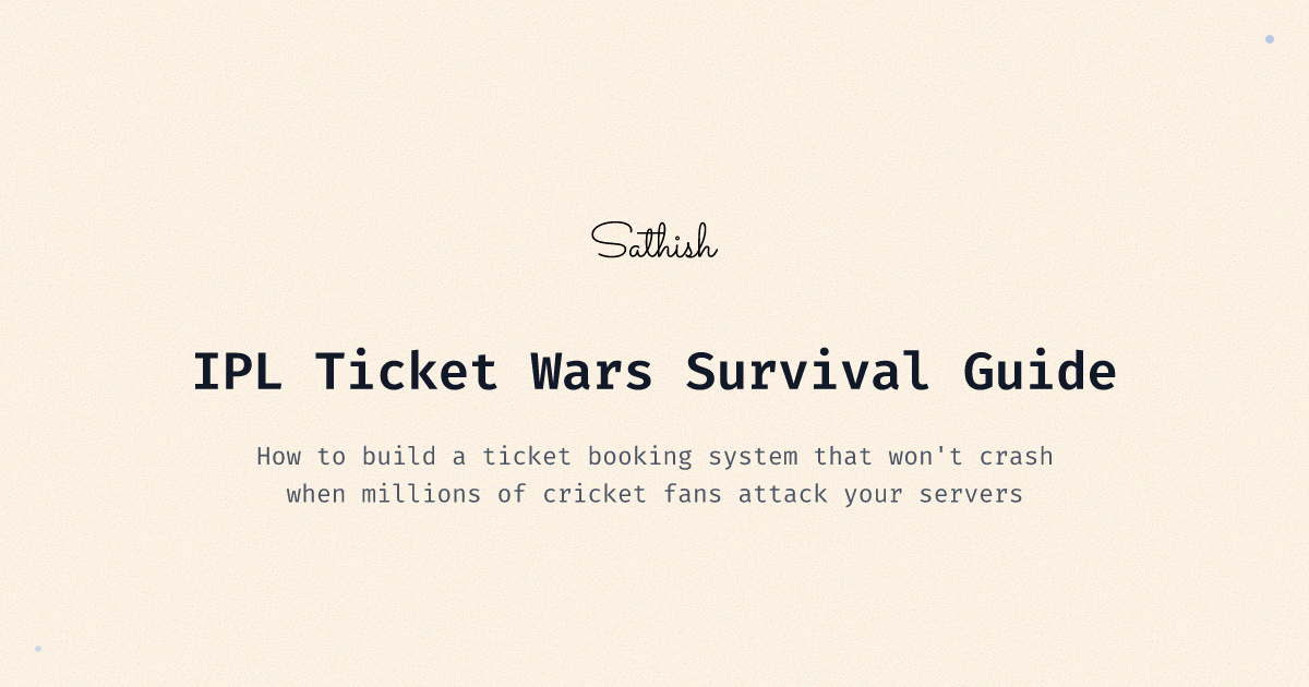 IPL Ticket Wars Survival Guide